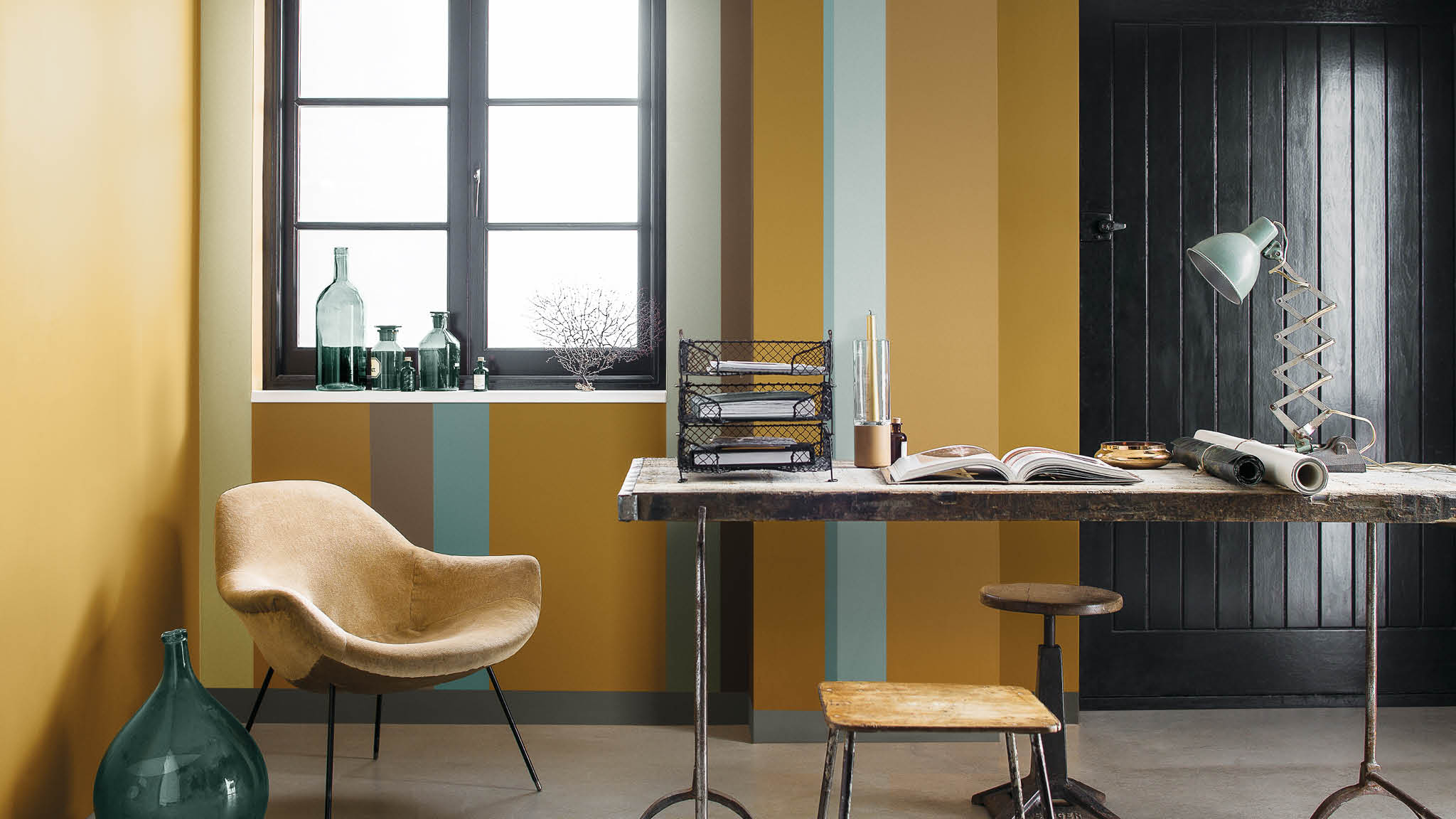 Laat je muren weer stralen en kies voor sprankelende goudtinten | Verf ...